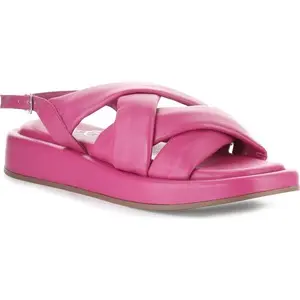 BOS. & CO. Brixin Slingback Platform Wedge Sandal - Fuchsia
