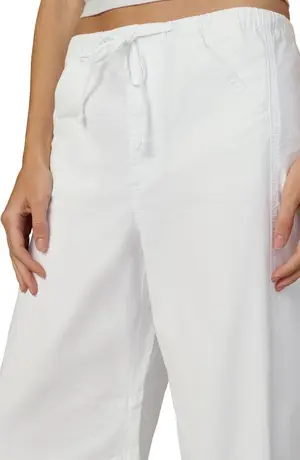 Joe's Jeans The Bowie Cotton Blend Drawstring Pants - White