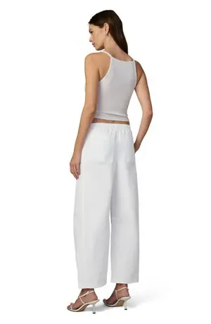 Joe's Jeans The Bowie Cotton Blend Drawstring Pants - White
