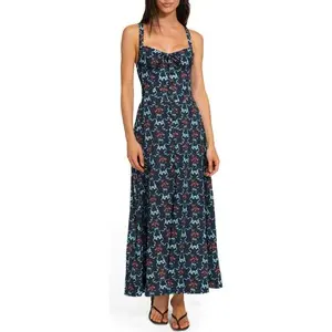 Agua Bendita Carola Cherish Cotton Maxi Sundress - White