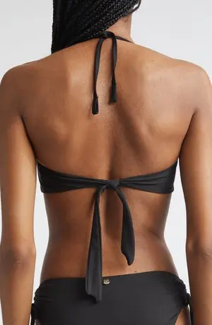 Max Mara Bandeau Bikini Top - Black