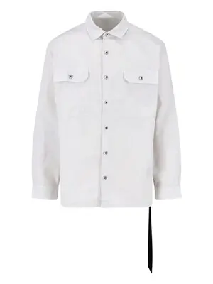 Rick Owens Jumbo" Button Shirt - Gray