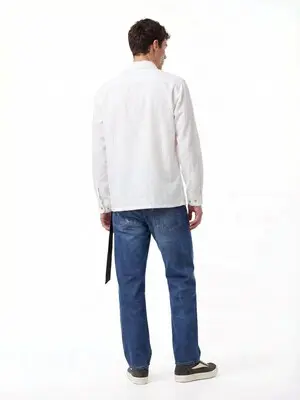 Rick Owens Jumbo" Button Shirt - Gray