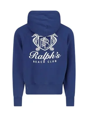 Gucci Polo Ralph Lauren Logo Hoodie - Blue