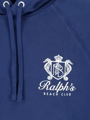 Gucci Polo Ralph Lauren Logo Hoodie - Blue