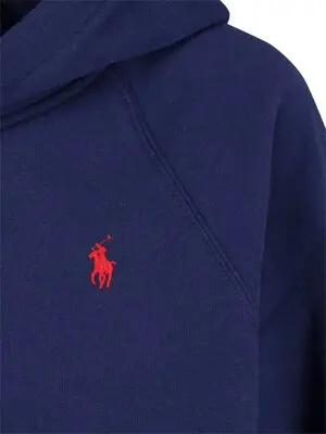 Polo Ralph Lauren Stone Island Cotton Logo Hoodie - Blue