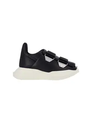 Rick Owens Leather Sneakers - Black