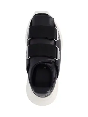 Rick Owens Leather Sneakers - Black