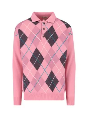 JW Anderson X Pringle Of Scotland Wool Sweater - Pink