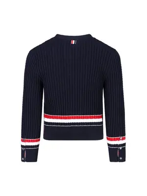 Thom Browne Cotton Knit Cardigan