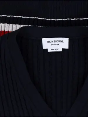 Thom Browne Cotton Knit Cardigan