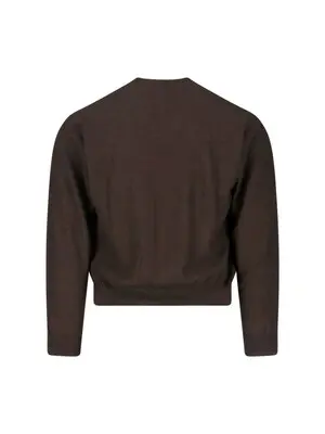 LEMAIRE Twisted Cardigan - Brown