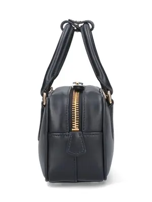 Miu Miu Arcadie Lambskin Handbag - Black