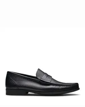 Magnanni Gentry Penny Loafers - Black