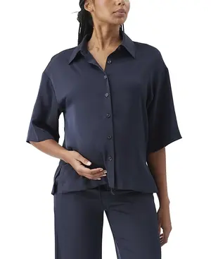 Ripe Maternity Collared Tops