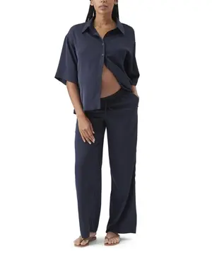 RIPE MATERNITY Tamara Satin Shirt