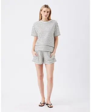 RIPE MATERNITY Jada Stripe Nursing Tee