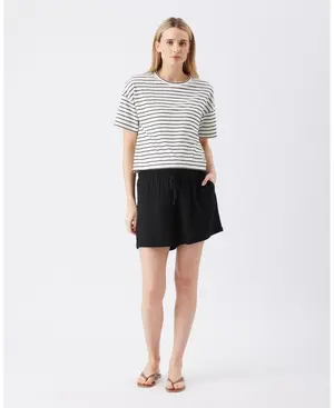 RIPE MATERNITY Jada Stripe Nursing Tee