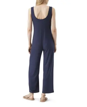 RIPE MATERNITY Bobby Rib Jumpsuit - Navy