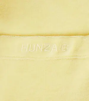 Hunza G Towelling Resort Shirt - Yellow