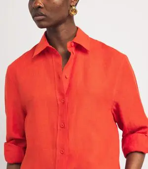 ERES Linen Mignonette Shirt - Red