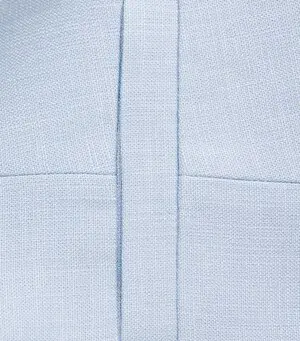 Maje Square-neck Waistcoat - Blue