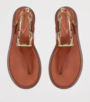 Zimmermann Leather Thong Sandals