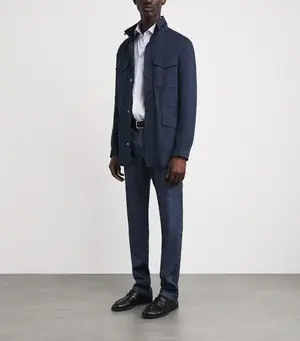 N.peal Linen-cotton Hampton Jacket - Navy