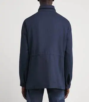 N.peal Linen-cotton Hampton Jacket - Navy