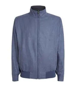 N.peal Silk-wool Reversible Jacket