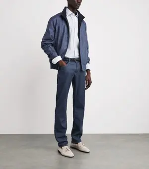 N.peal Silk-wool Reversible Jacket