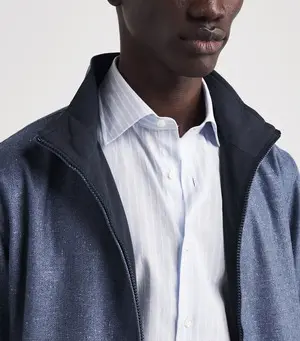 N.peal Silk-wool Reversible Jacket