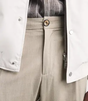 Paul & Shark Lucca Chinos In Jersely Fabric - Beige