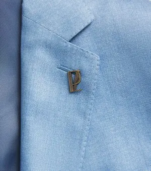 Pal Zileri Silk Vicenza Blazer - Blue