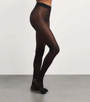 Falke Jacquard Firefly Tights - Black