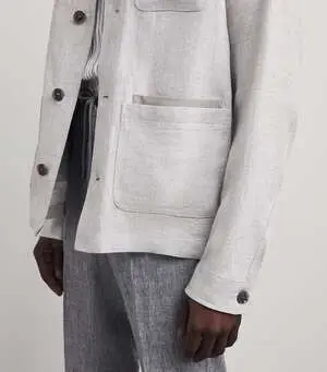 Paul & Shark Linen Chore Overshirt