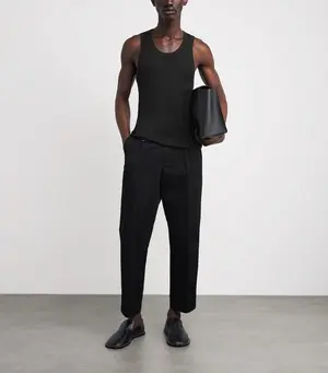 Simkhai Elikai Ribbed Cotton Tank Top