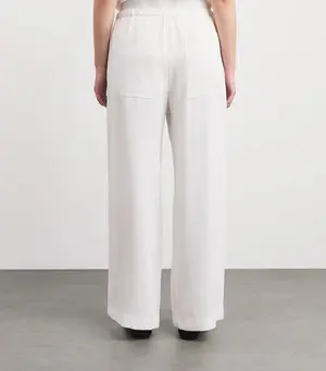 TOTEME Woven Stripe Wide-leg Trousers