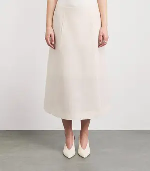 Bite Studios Sharp A-line Midi Skirt