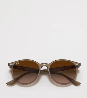Ray-ban Acetate Phantos Round Sunglasses - Beige