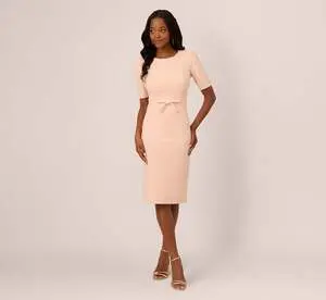 short white bride dresses LaDivine KV1133W Pleated Short Bridal A Line Mini Wedding Dress