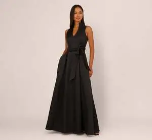 Adrianna Papell Tie Detailed Evening Dresses