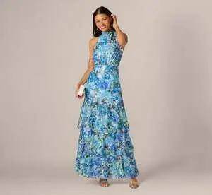 Adrianna Papell Tiered Evening Dresses