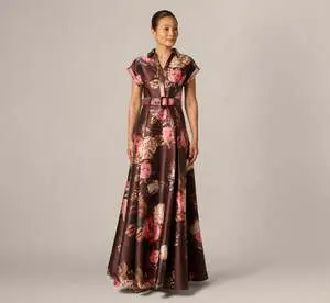Adrianna Papell Button Detailed Evening Dresses