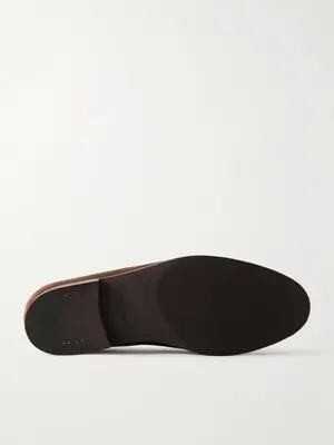 John Lobb Lopez Suede Penny Loafers - Brown