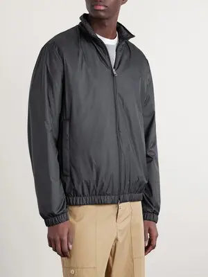 Moncler Logo-appliquéd Shell Jacket - Black