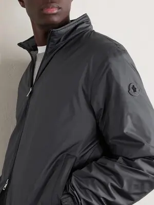 Moncler Logo-appliquéd Shell Jacket - Black