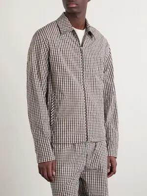Moncler Checked Cotton-blend Jacket