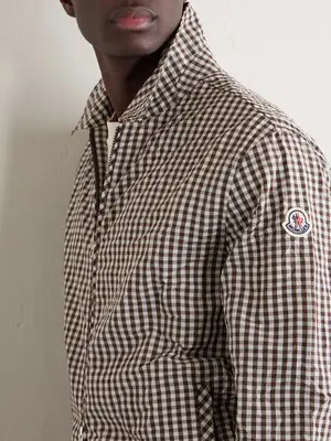 Moncler Checked Cotton-blend Jacket