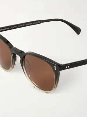 Oliver Spencer Finley Esq. Round-frame Sunglasses - Brown